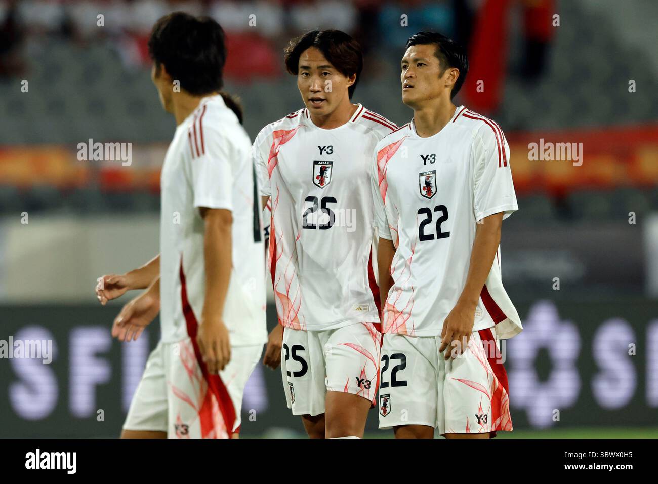 (R to L) Naomichi Ueda, Yuto Tsunashima (JPN), JULY 12, 2025 - Football / Soccer : EAFF E-1 ...