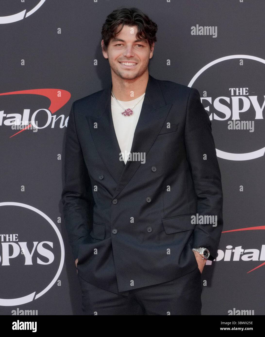 Taylor Harry Fritz arrives at The 2025 ESPYS held at the Dolby Theatre ...