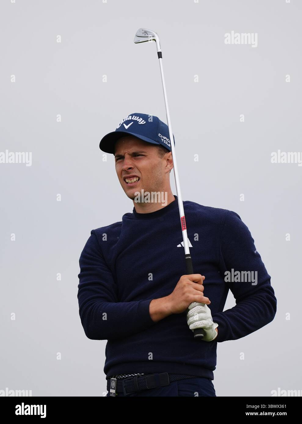 England's Matthew Jordan tees off the 6th on day one of The 153rd Open ...