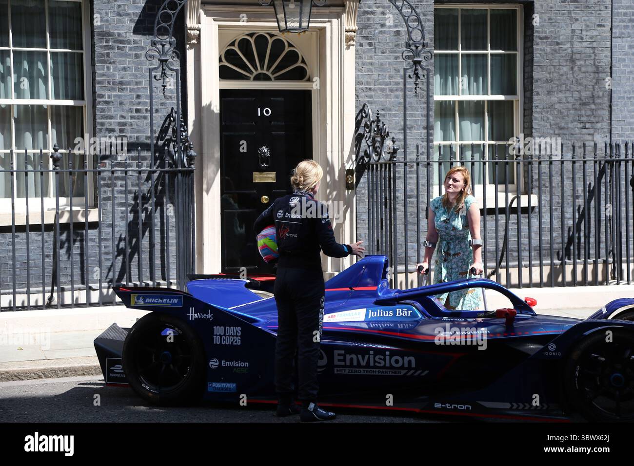 July 23, 2021, London, England, United Kingdom: Formula E Racing car in ...