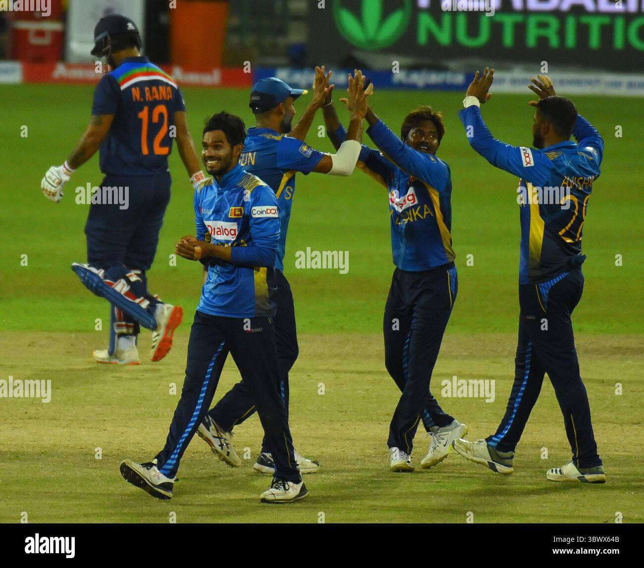 July 23, 2021, Colombo, Sri Lanka: Sri Lanka's Akila Dananjaya ...