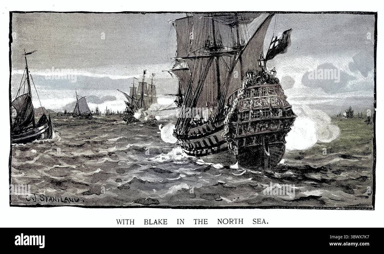 History of British Royal Navy, With Admiral Robert Blake in the North ...
