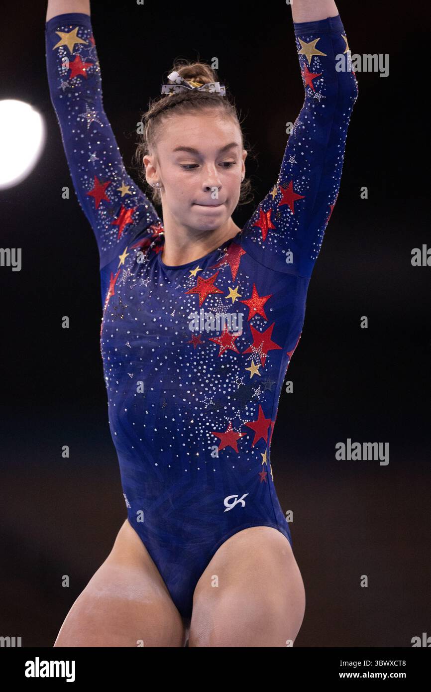 July 25, 2021, Tokyo, Japan: USAâ€™s Grace McCallum performs In the ...