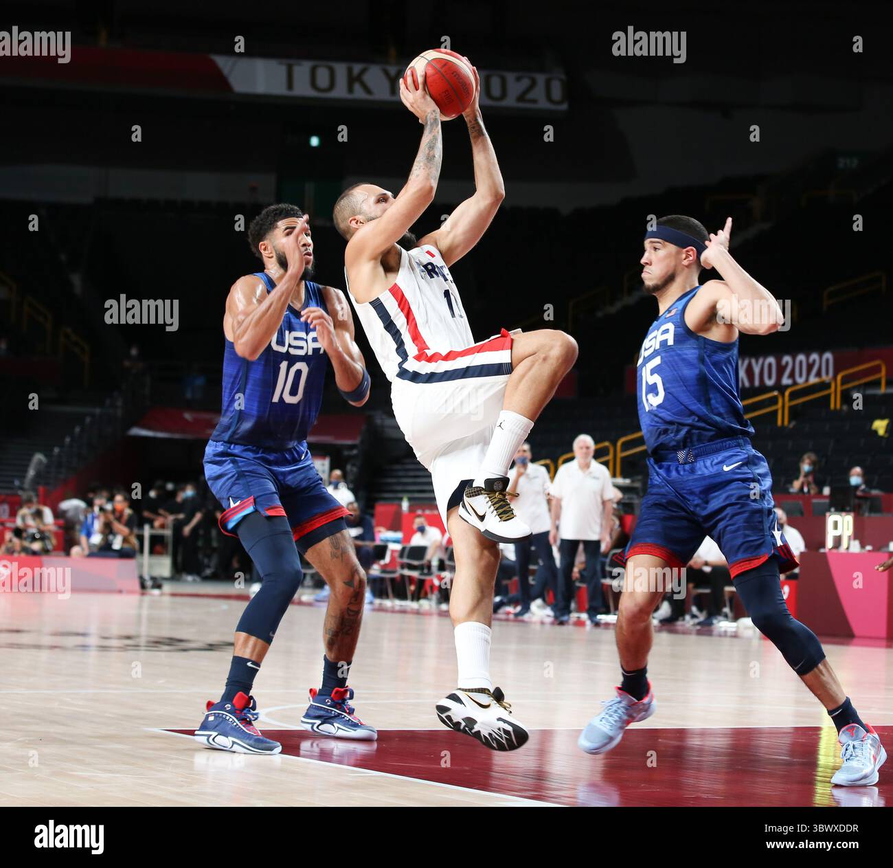 July 25, 2021, Saitama, Tokyo, Japan: Evan FOURNIER of France in action ...