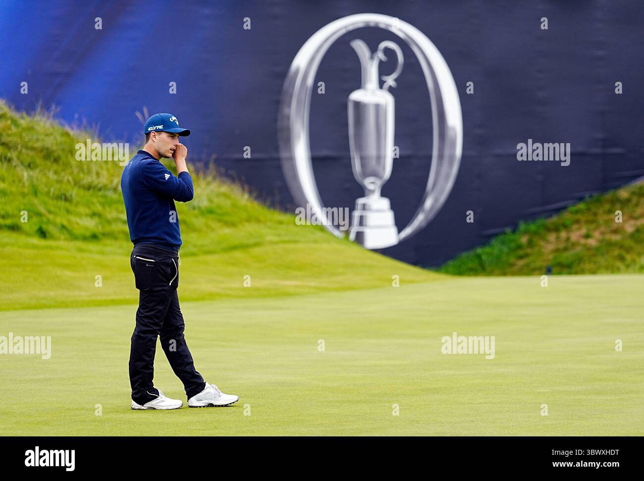 England's Matthew Jordan on the 18th on day one of The 153rd Open ...