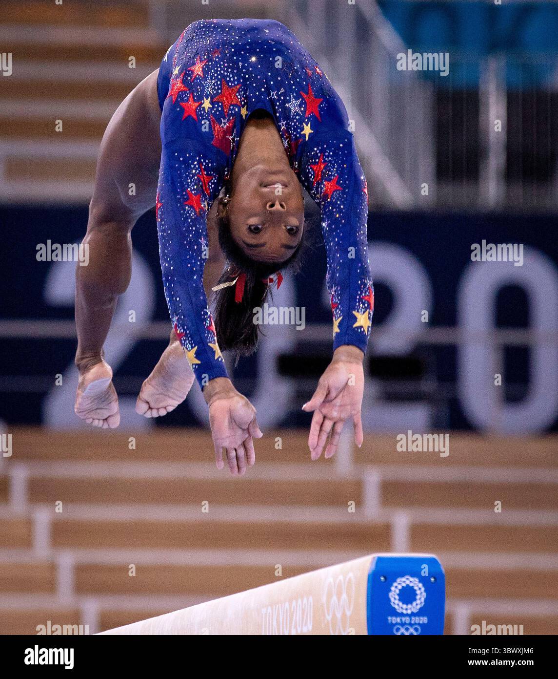 July 25, 2021, Tokyo, Japan: USA's SIMONE BILES on the balance beam ...