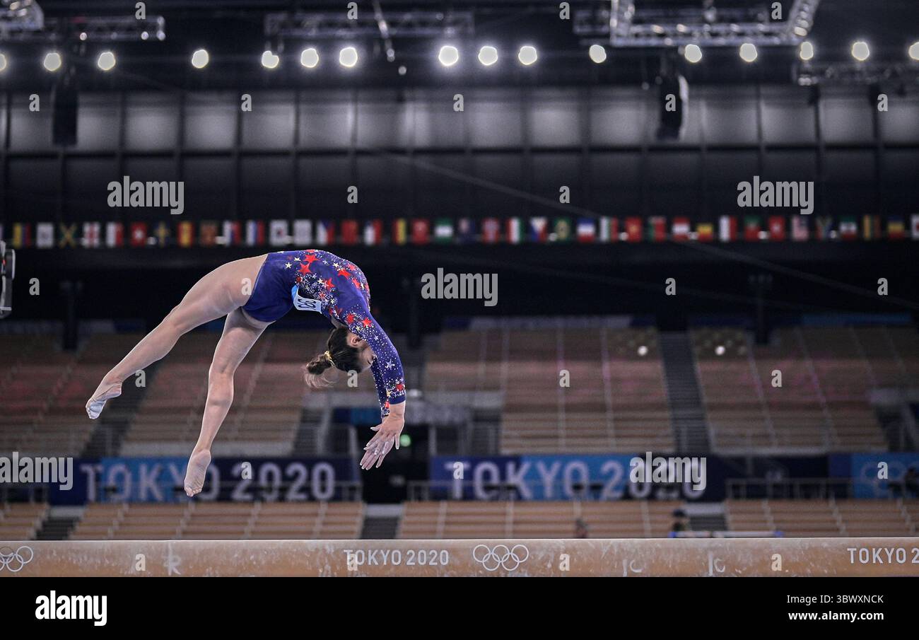 July 25, 2021: Sunisa Lee of United States of America during women's ...