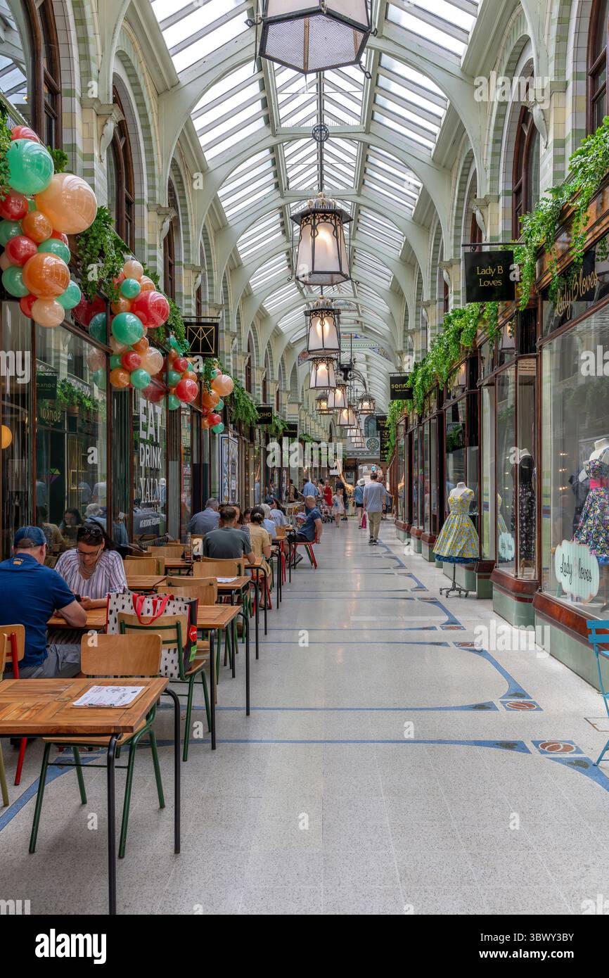 Royal Arcade in Norwich opened 1899. Architect George Skipper at the ...