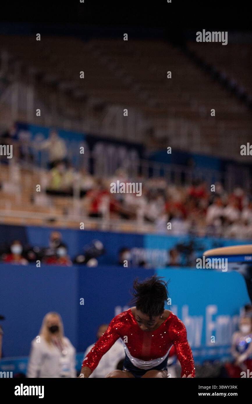 July 27, 2021, Tokyo, Kanto, Japan: at the Ariake Gymnastics Center ...