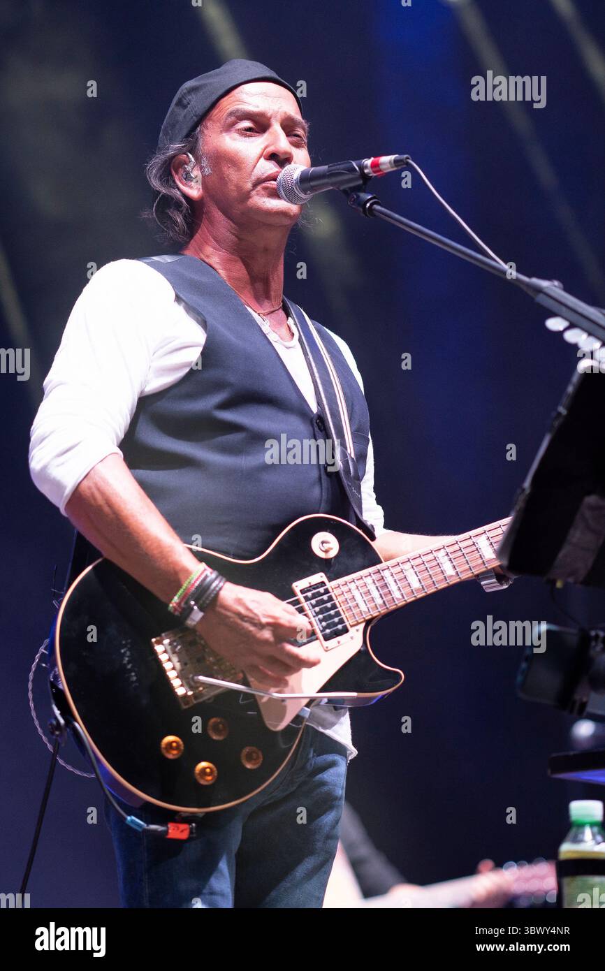 July 29, 2021, Madrid, Spain: Spanish singer, Alvaro Urquijo of the ...