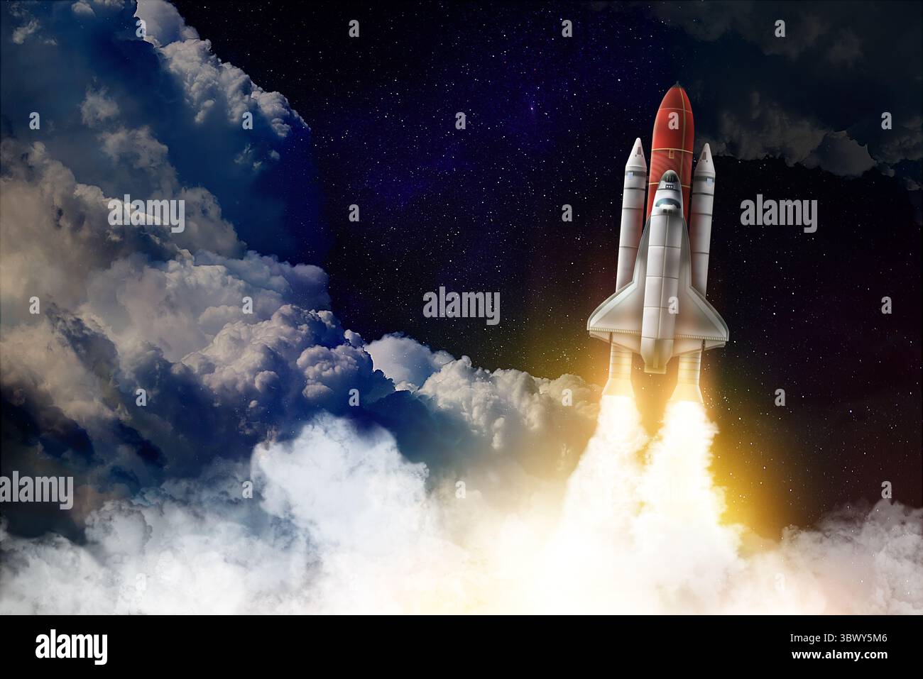 Rocket space astrology moon hi-res stock photography and images - Alamy