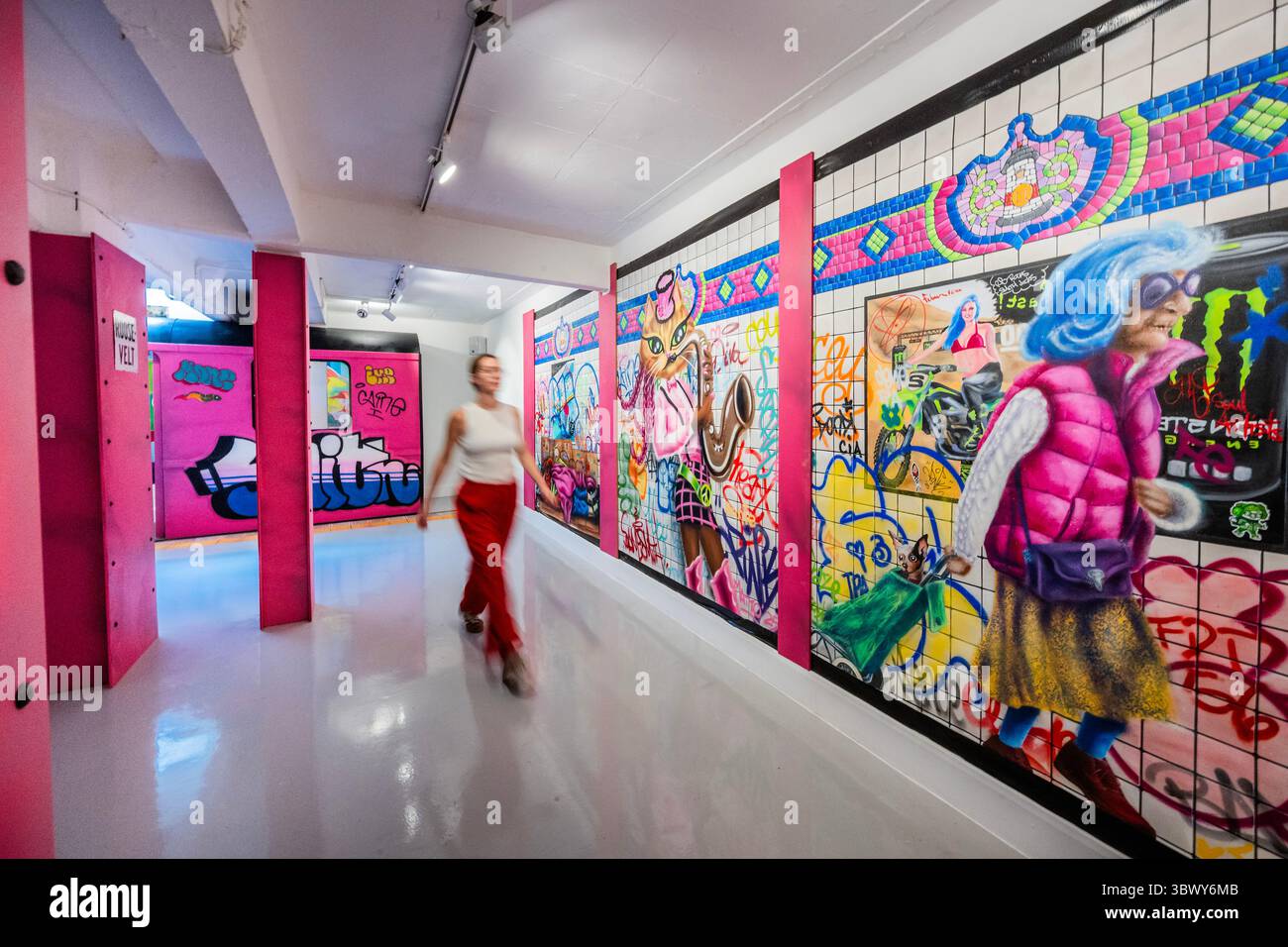 London, UK. 17th July, 2025. Miss Subway NYC, a solo exhibition by ...