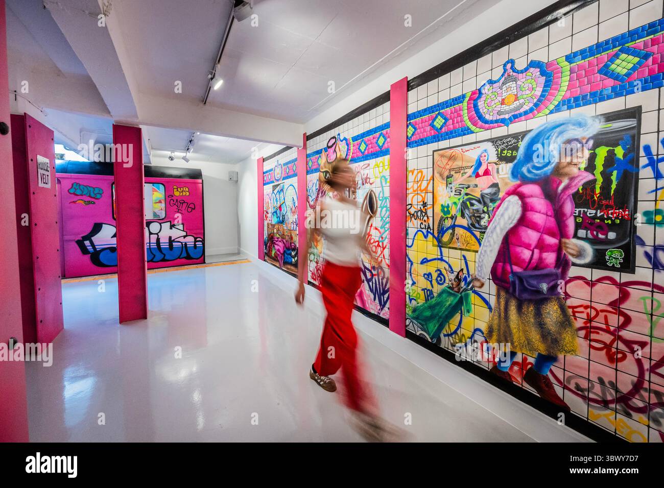 London, UK. 17th July, 2025. Miss Subway NYC, a solo exhibition by ...