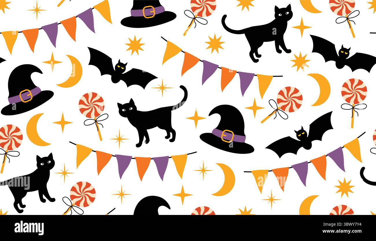 Cute witch in cartoon Stock Vector Images - Alamy