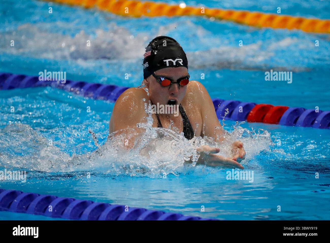 July 30, 2021, Tokyo, Kanto, Japan: Lilly King (USA) competes in the ...