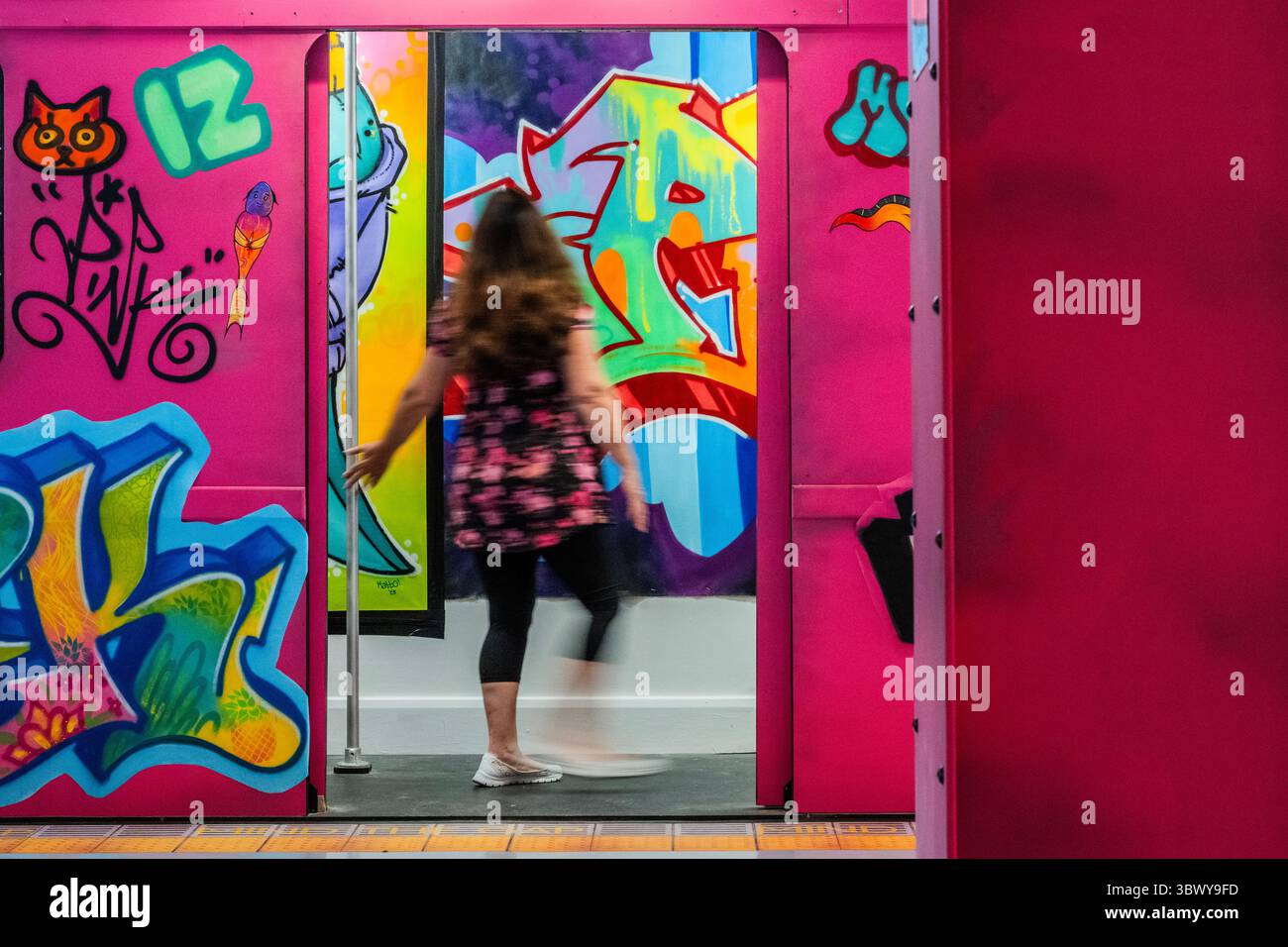 London, UK. 17 Jul 2025. Miss Subway NYC, a solo exhibition by artist ...