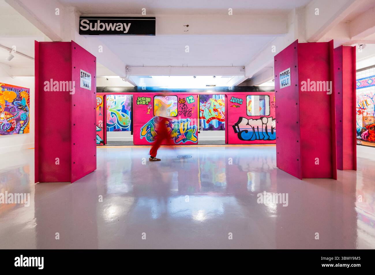 London, UK. 17th July, 2025. Miss Subway NYC, a solo exhibition by ...