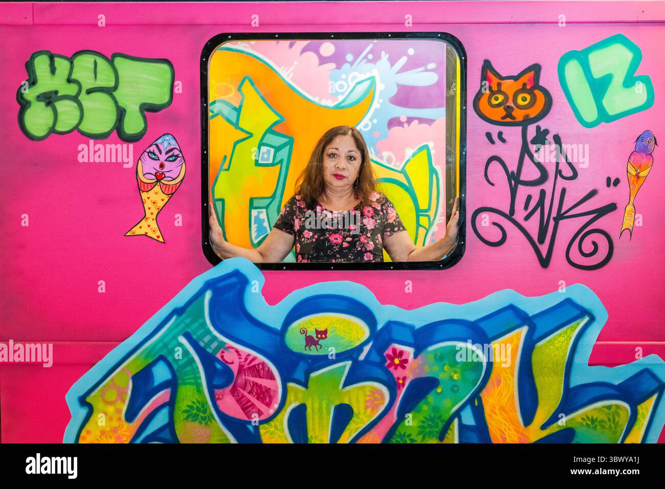 London, UK. 17 Jul 2025. Miss Subway NYC, a solo exhibition by artist ...