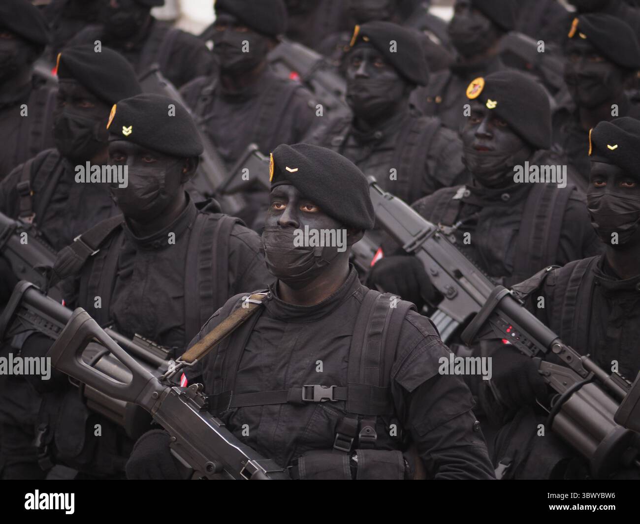 July 30, 2021, Lima, Lima, Peru: Peruvian Army special forces officers ...