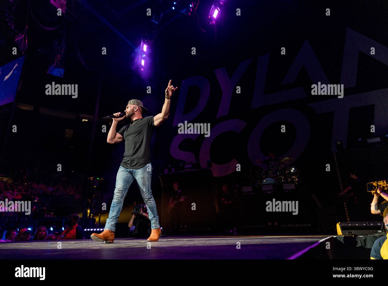 July 30, 2021, Nashville, Tennessee, USA: DYLAN SCOTT performs at ...