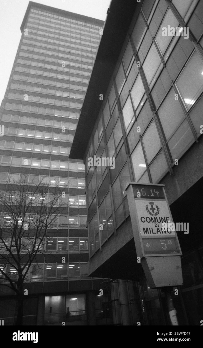 Municipality of milan Black and White Stock Photos & Images - Alamy