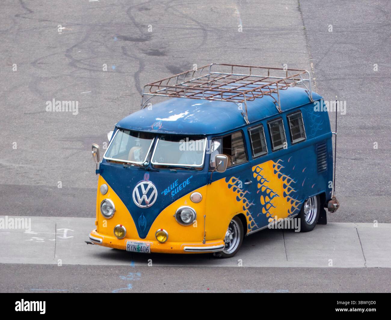 July 31, 2021, Portland, Oregon, USA: The first VW bus sold in the ...
