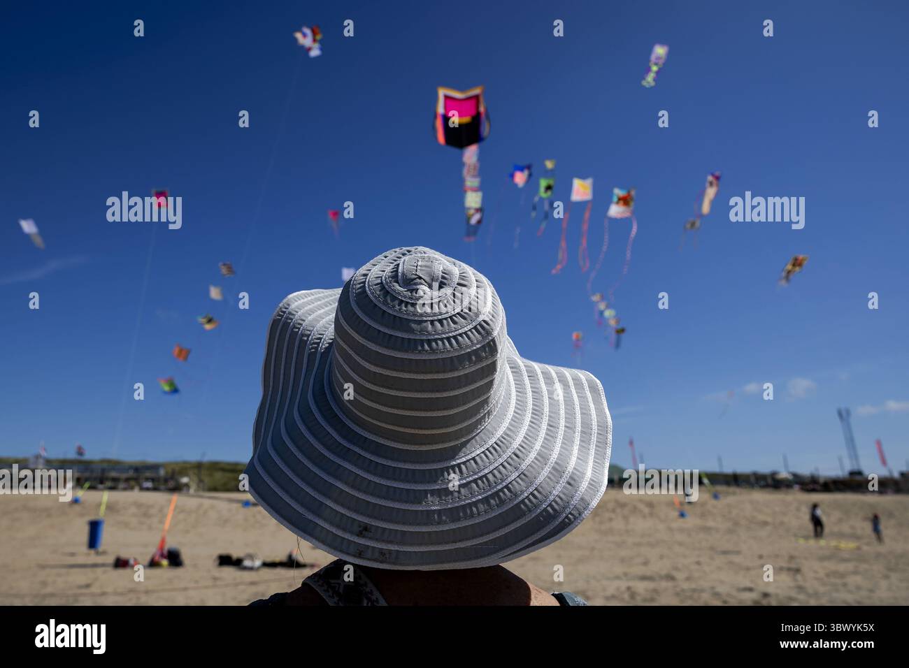 WASSENAAR - Members of the Kite Club, a collective of artists and kite ...