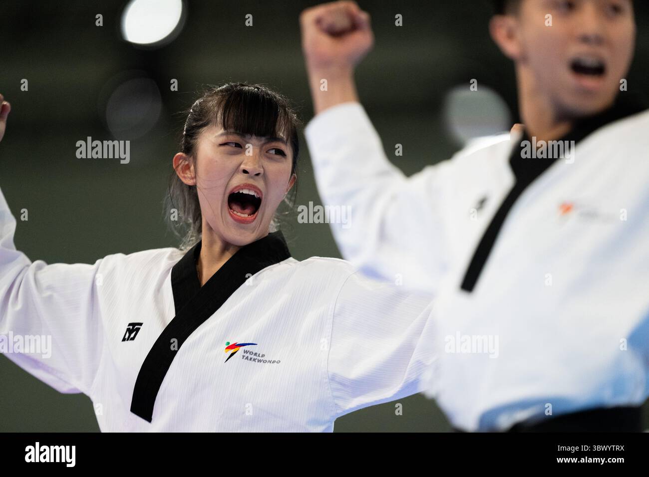 Essen, North Rhine-Westphalia, July 17 2025: Shiang-ling Chien and Syu-fan Wang as Team from ...