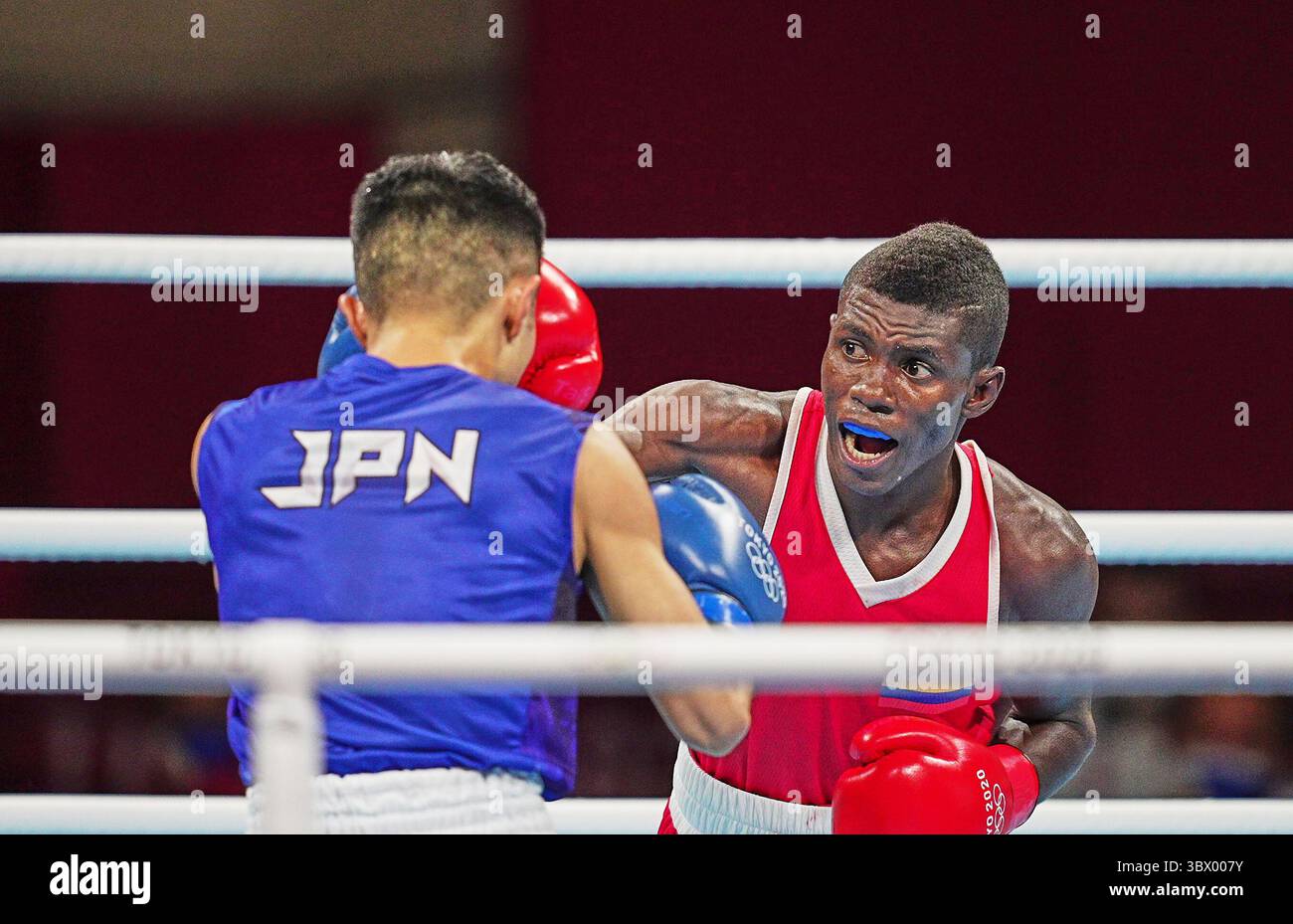 August 3, 2021: Tokyo, Japan: YUBERJEN HERNEY MARTINEZ RIVAS, right ...