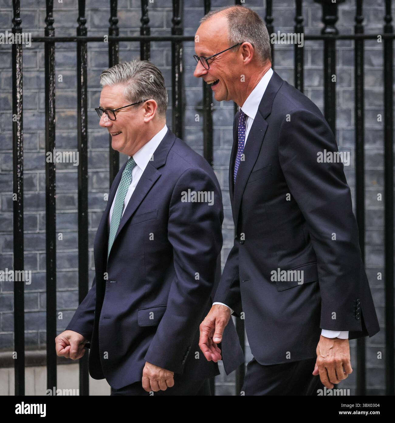 London, UK. 17th July, 2025. Friedrich Merz, Chancellor of Germany, is ...