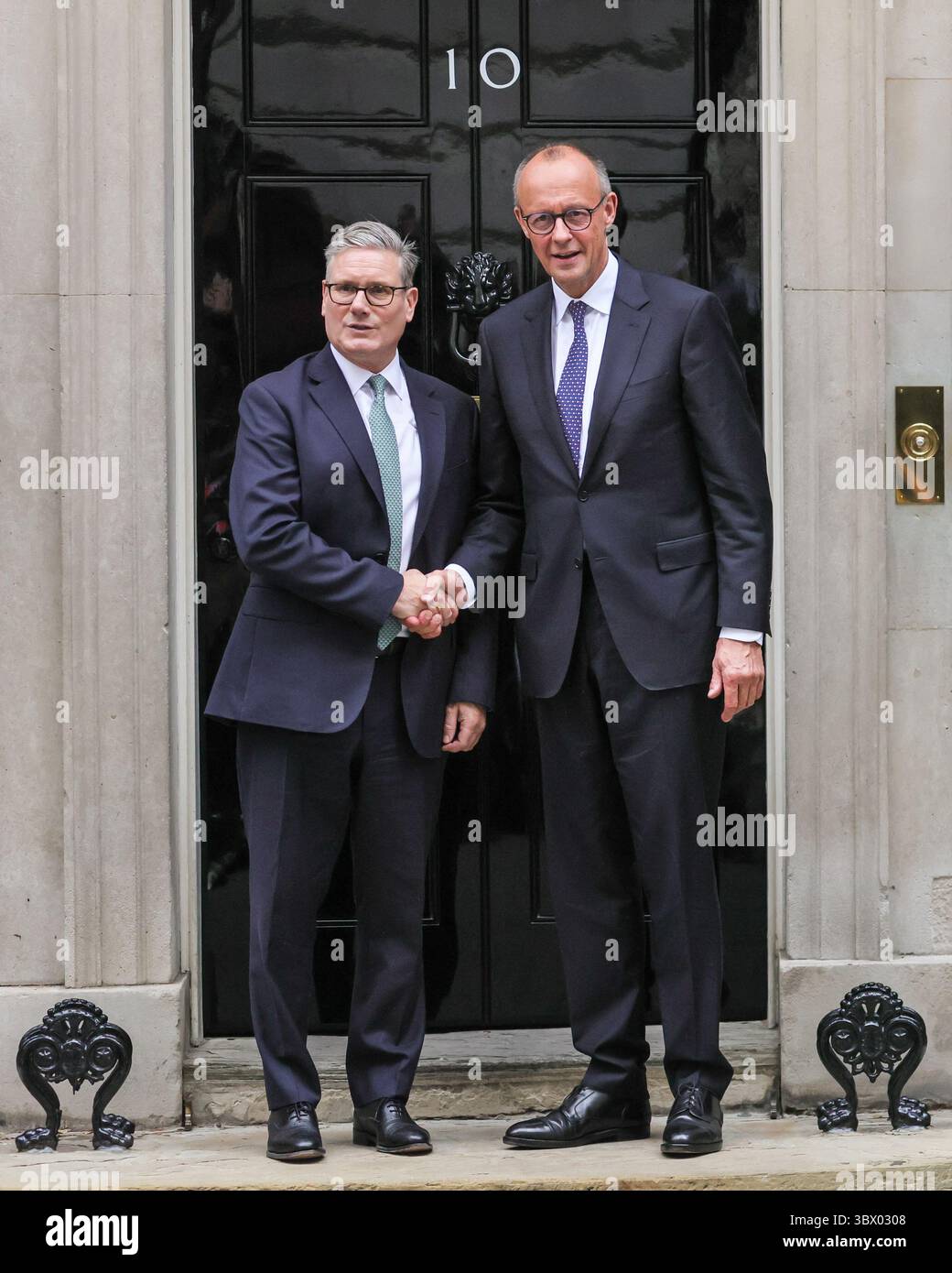 London, UK. 17th July, 2025. Friedrich Merz, Chancellor of Germany, is ...