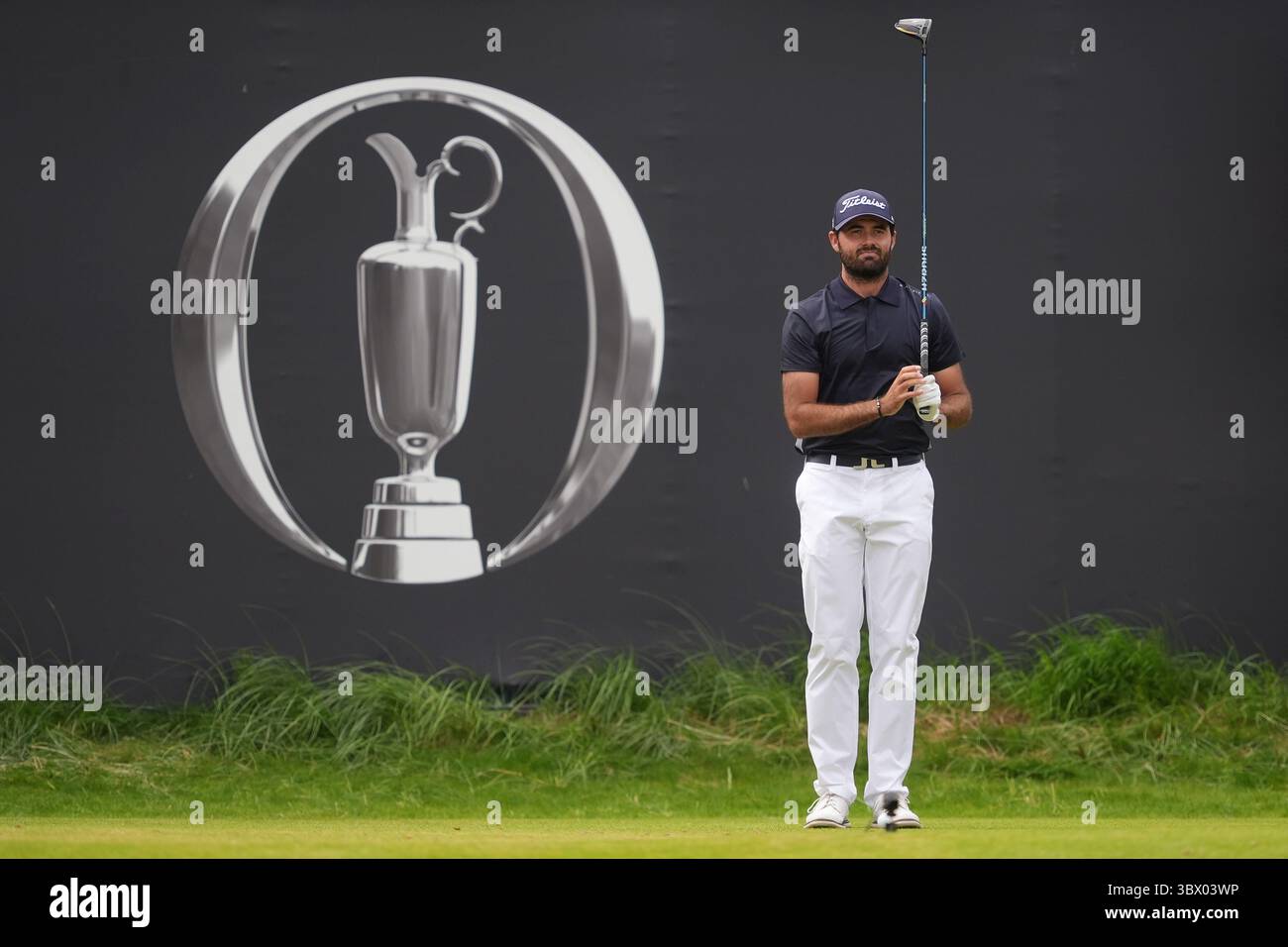 Australia's Curtis Luck on the 1st tee on day one of The 153rd Open ...
