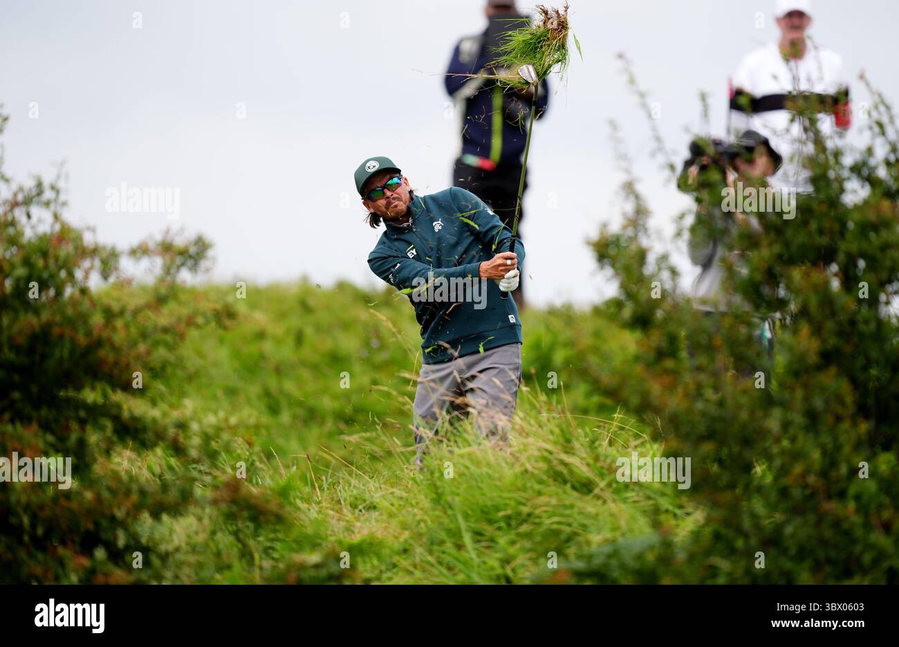 USA's Rickey Fowler on the 12th on day one of The 153rd Open ...