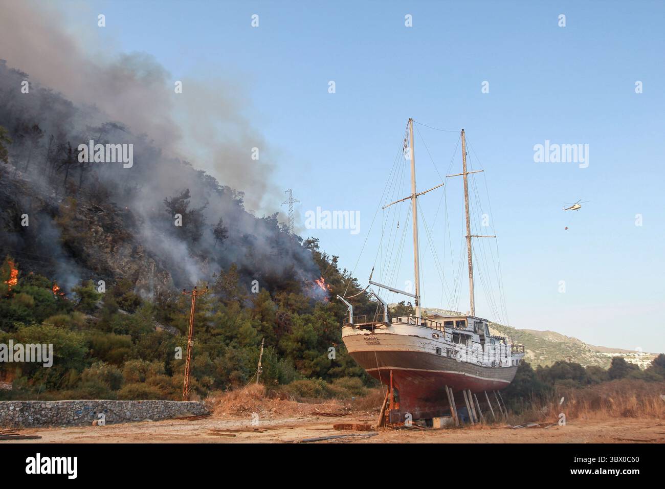 August 2, 2021, MUGLA, Istanbul, TURKEY: Turkey has been struggling ...