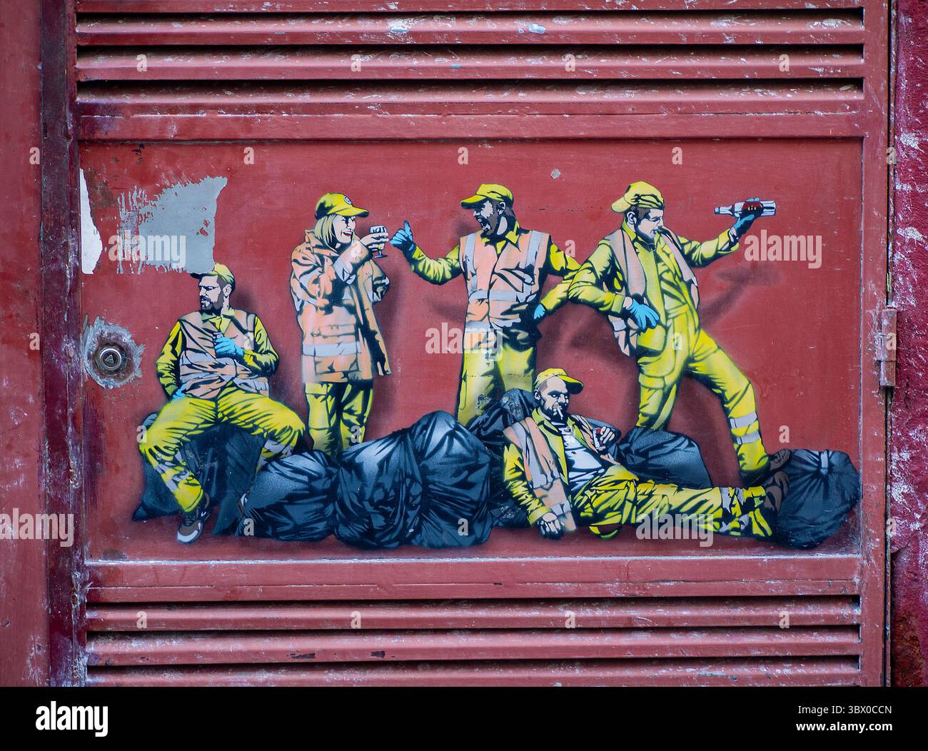 Miniature garbage men hi-res stock photography and images - Alamy