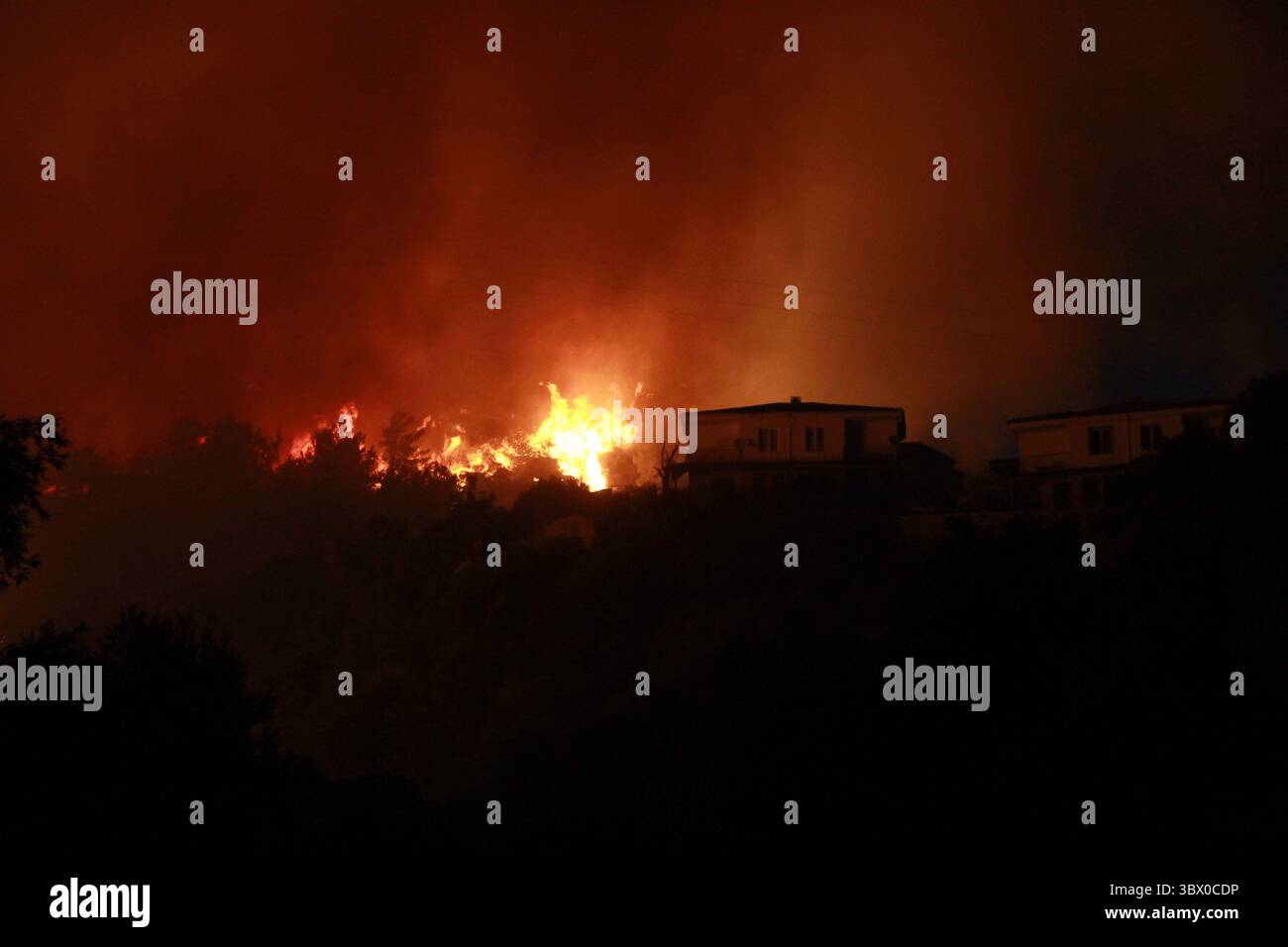 August 3, 2021, MuÄŸla, Milas, Turkey: Turkey has been struggling with ...
