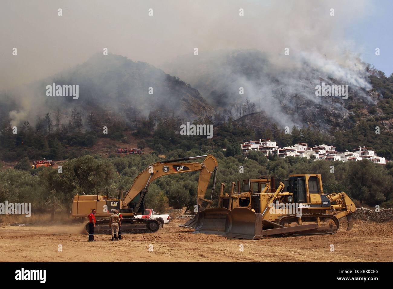 August 3, 2021, MuÄŸla, Milas, Turkey: Turkey has been struggling with ...