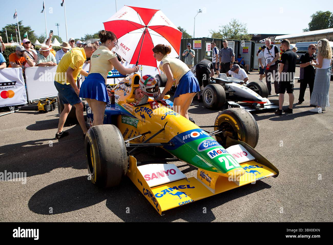 1991 Benetton-Ford B191 driven by Ewen Ferguson at the Festival of ...