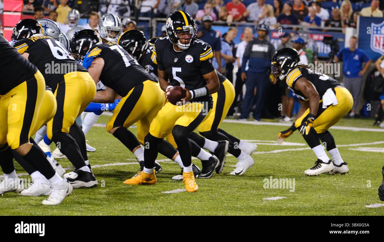 August 5th, 2021: #5 Joshua Dobbs during the Pittsburgh Steelers vs ...