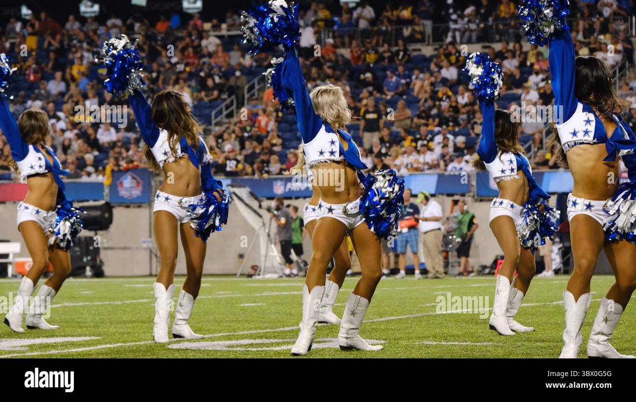 August 5th, 2021: Dallas Cowboys Cheerleader(s) during the Pittsburgh ...