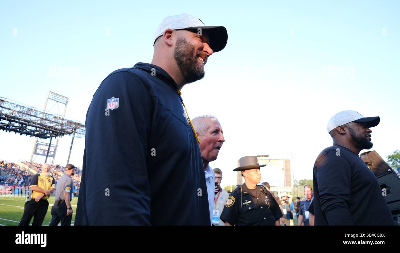 August 5th, 2021: #7 Ben Roethlisberger during the Pittsburgh Steelers ...