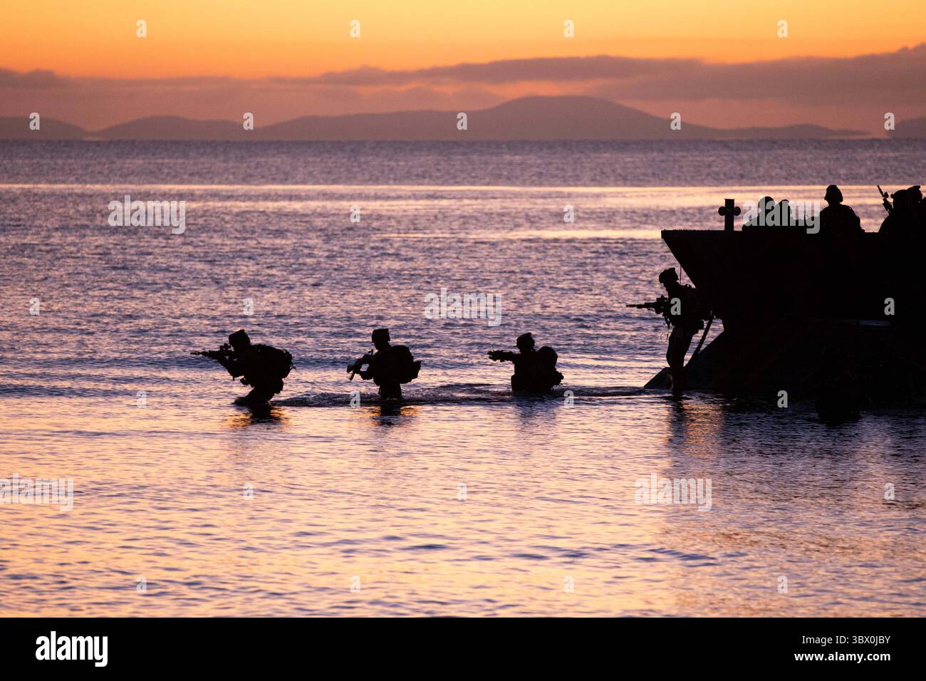 July 30, 2021 - Queensland, Australia - U.S. Marines with 1st Battalion ...