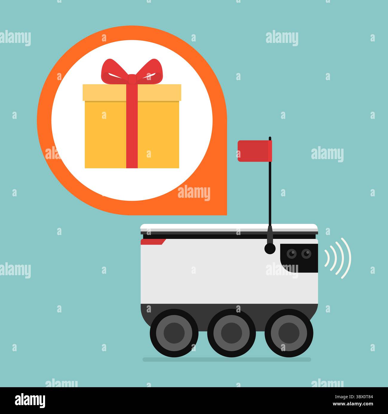 Robot delivery online shopping hi-res stock photography and images - Alamy
