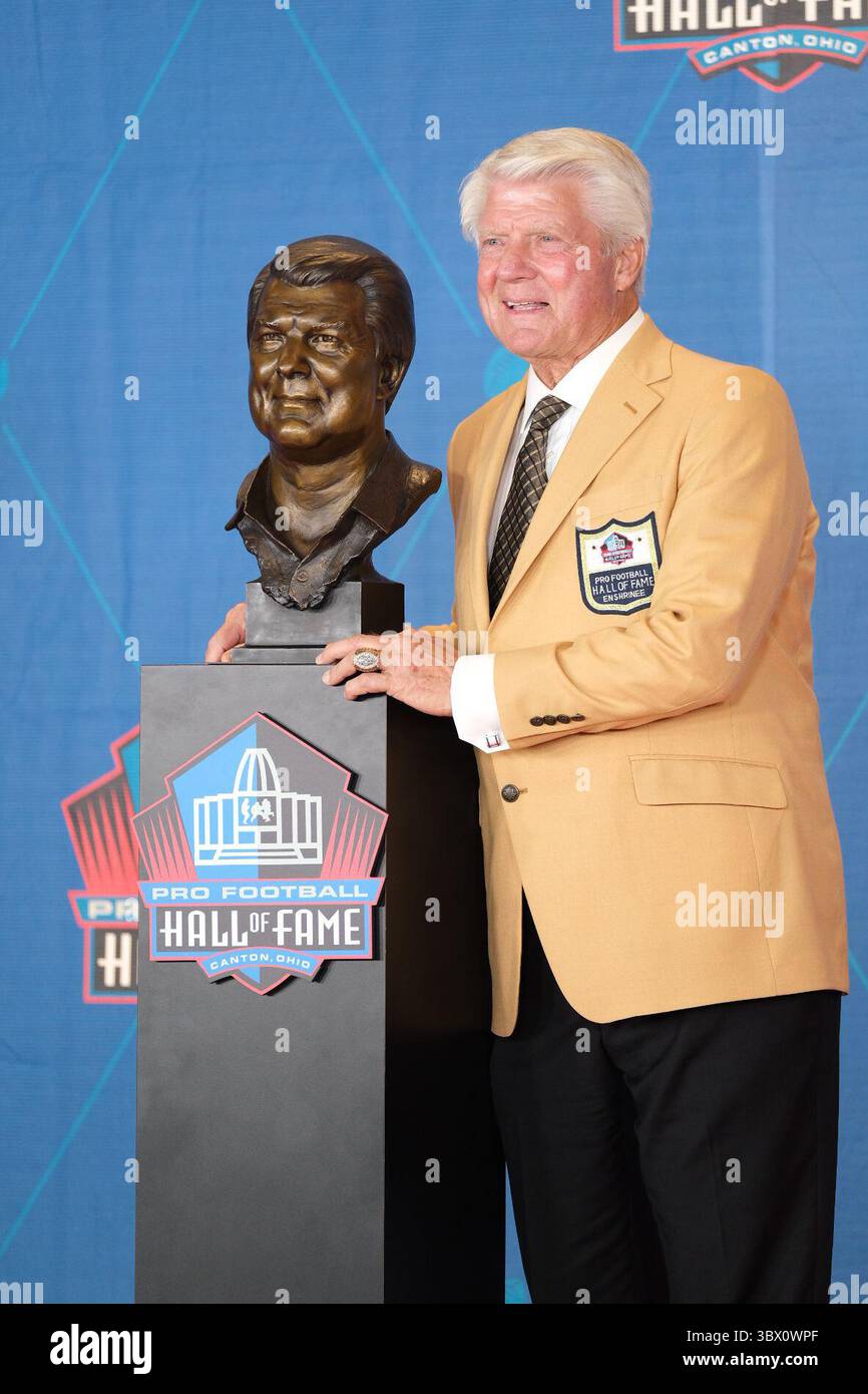 August 7th, 2021: Jimmy Johnson during the Pro Football Hall of Fame ...