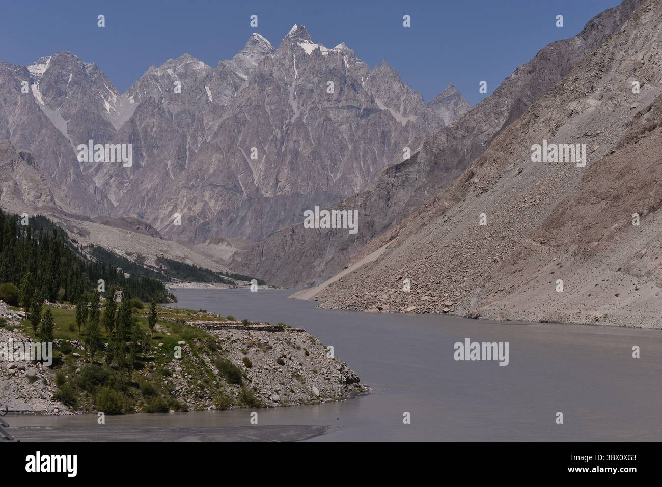 PAKISTANI LANDSCAPES WITH HIMALAYAN MOUNTAINS. RIVERS WATERFALLS AND ...