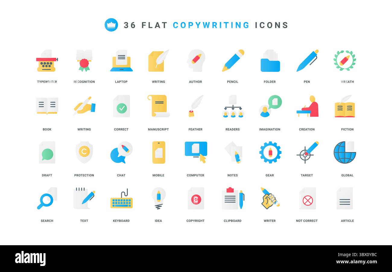 Content creation, pen and pencil to write notes and correct article ...