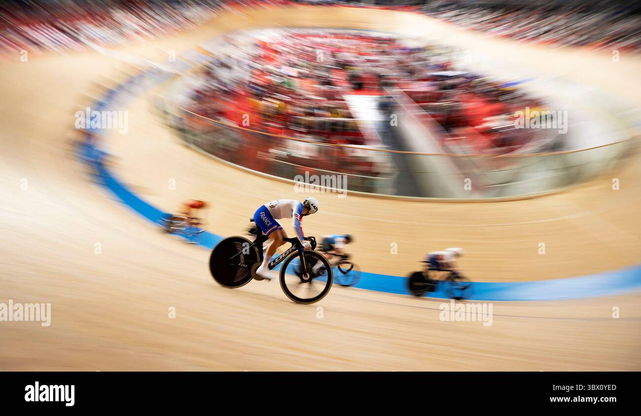 August 8, 2021, Tokyo, Kanto, Japan: The women's Omnium during the ...