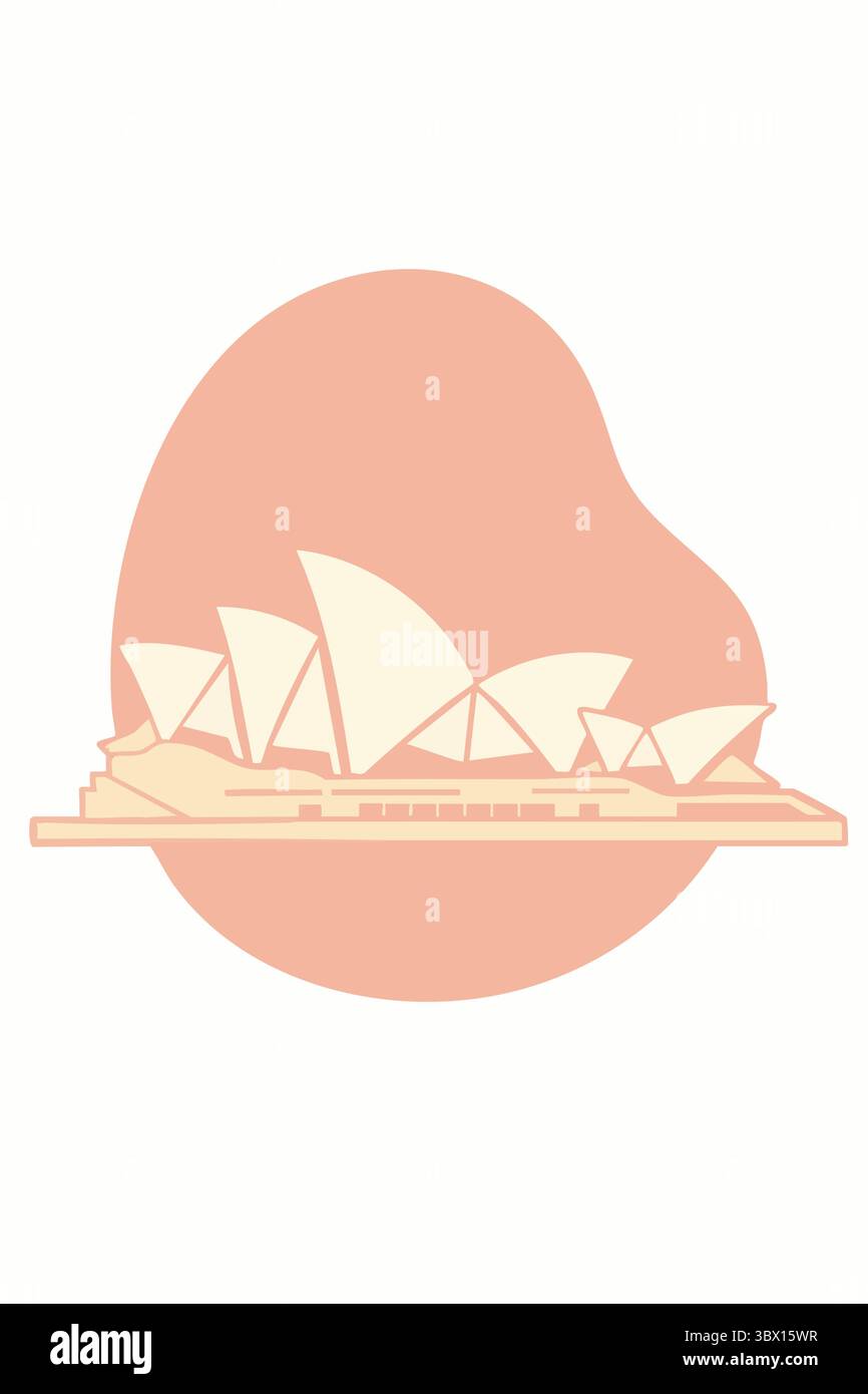 Opera house with skyline Cut Out Stock Images & Pictures - Alamy