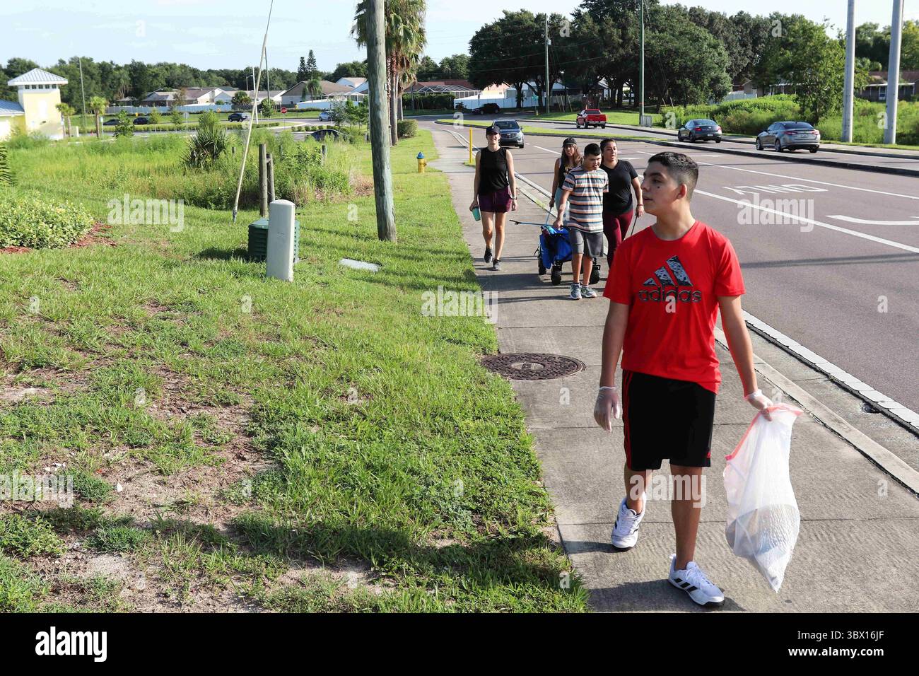 August 6, 2021, Florida, USA: Connor Tooley, 17, is an autistic kid ...