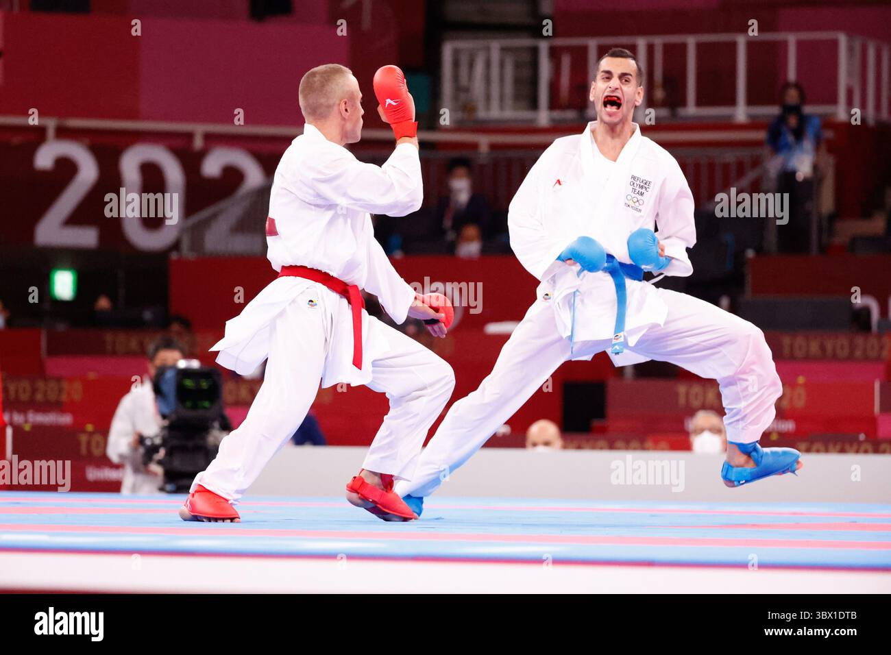 August 4, 2021, Tokyo, Kanto, Japan: Menâ€™s Karate Kumite 67KG ...